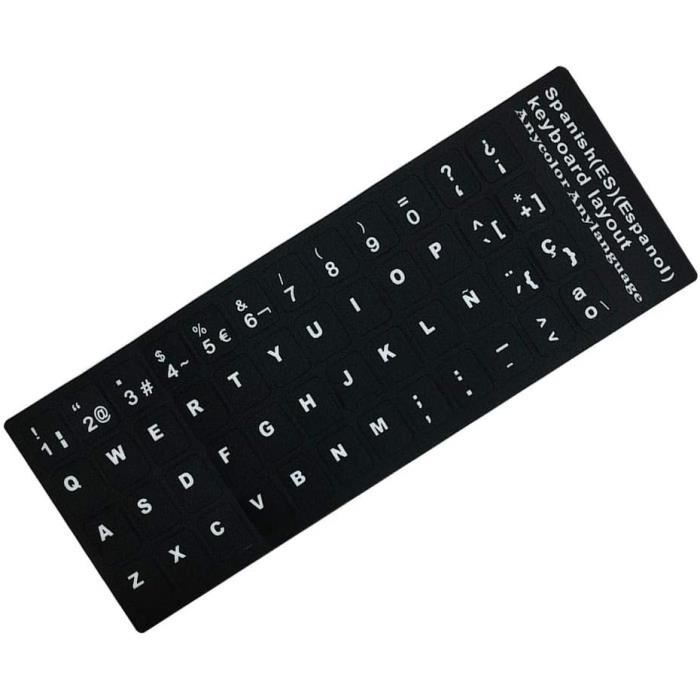 Azerty Stickers Laptop Clavier Skin Safe 48 Touches Case Cover ...