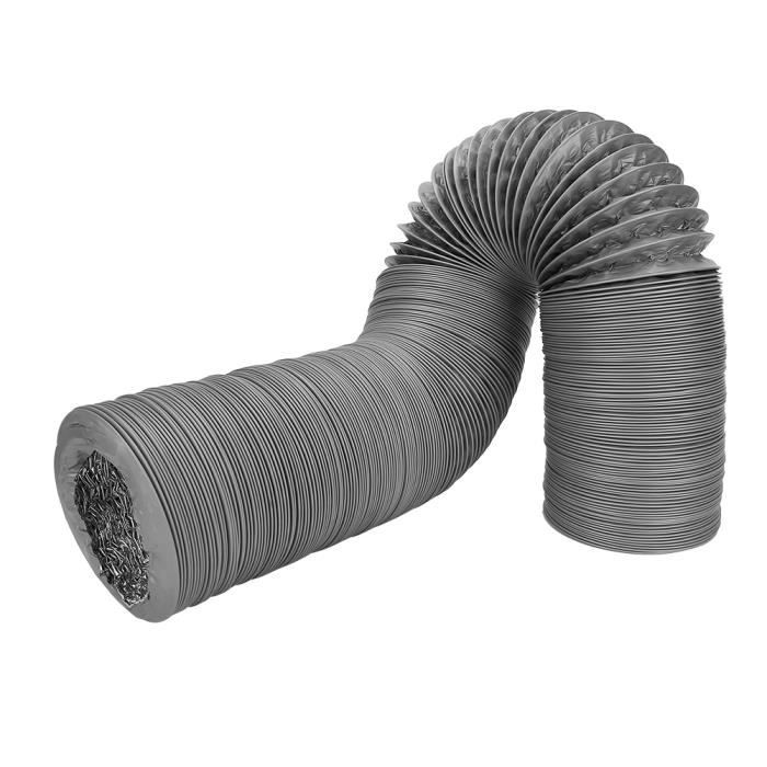 Tuyau d'échappement flexible SURENHAP - 8m - PVC et feuille d'aluminium ... Tuyau d'échappement flexible SURENHAP - 8m - PVC et feuille d'aluminium ...
