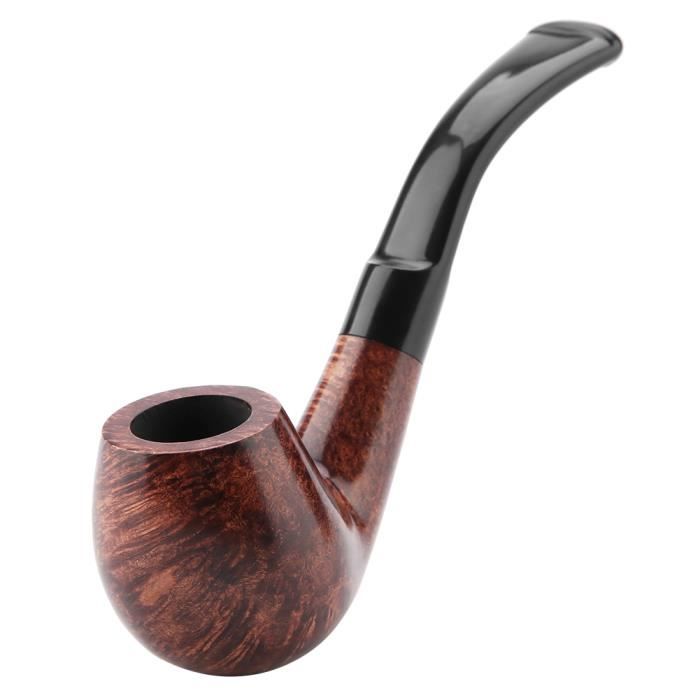 CHE 3mm Mini Smooth / Carving Briar Tobacco Pipe Portable Fumer Pipe ...