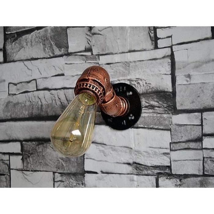 Rétro Pipe À Eau Bronze Applique Murale Industriel Nostalgique Objets ...