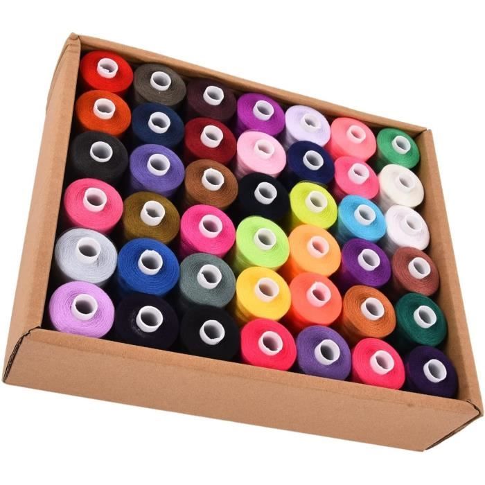 Kit De Fils À Coudre 402 Fil À Coudre 1000 Verges Bobines Fil De ...