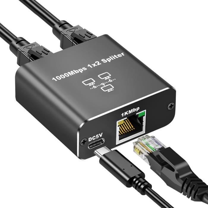 Switch Ethernet 2 Port, Switch Réseau Rj45 2 Ports, 1000Mbps ...