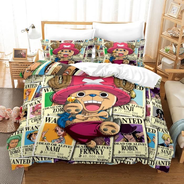 Ensembles De Housse De Couette Animé Chopper Zoro Sanji Cartoon One