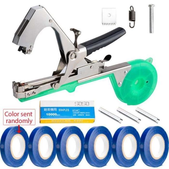 GTY05688-LOT OUTILS,Machine à attacher les plantes, outils de jardin ...