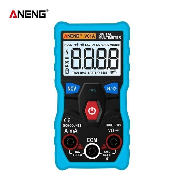 Multimetre,Bleu--multimètre numérique V01A, outil de Test automatique ...