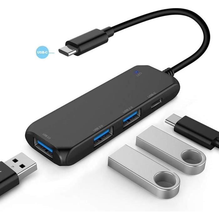 Usb Hub, Hub Usb Multi 4-Port Splitter Expansion Cable Adapter Ultra ...