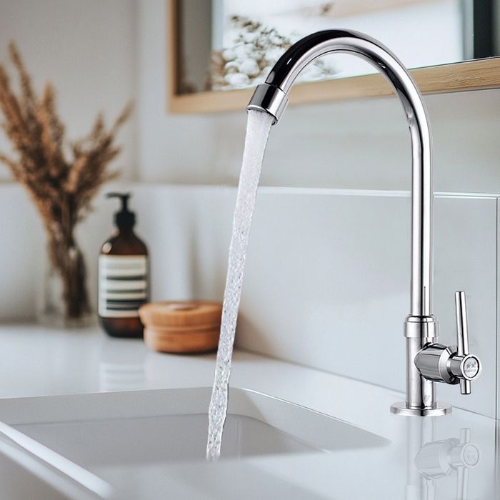 INF Robinet d'eau froide simple de forme incurvée - Cdiscount Jardin