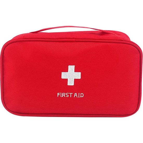 Trousse de premiers secours - Kit de survie en extérieur - Rouge ...