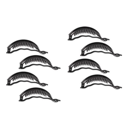 8 pcs pince pince coiffure dauphin banane grosse pinceCdiscount-poekage ...