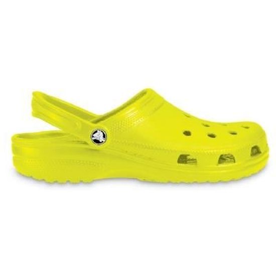 Sabot - CROCS - CLASSIC CITRUS - Jaune - Basse - Synthétique Citrus ...