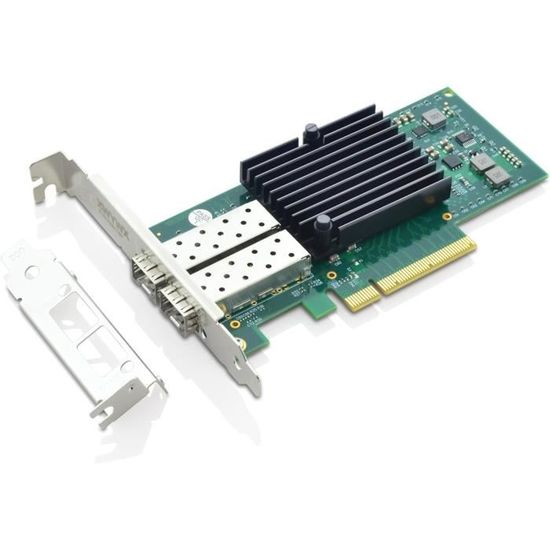 10Gb Pcie 2.0 X8 2*Sfp+ Port Nic Carte Réseau Intel 82599Es Ethernet ...
