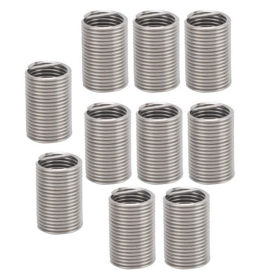 YOSOO Inserts de réparation de filetage M18 x 2 10pcs Inserts de ...