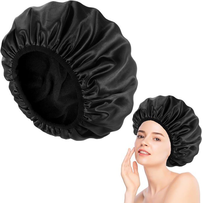 Bonnet de Douche, Bonnet de Douche à Triple Couche pour les Femmes ...
