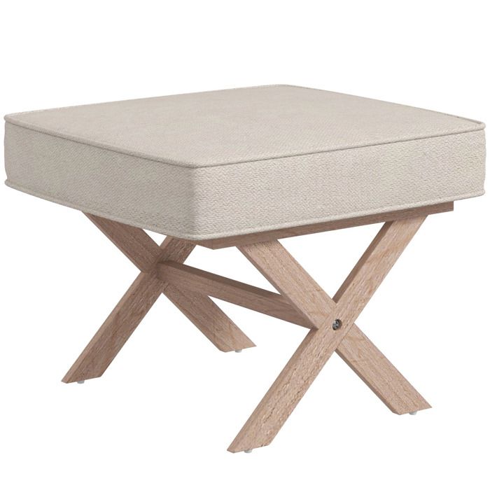 Repose pied salon HOMCOM ottoman pouf salon tabouret de canapé ...
