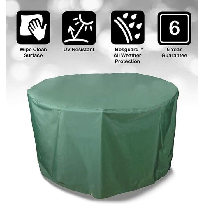 Housse de Protection pour Table - Vert - 140x95 cm - Résistante aux UV ...