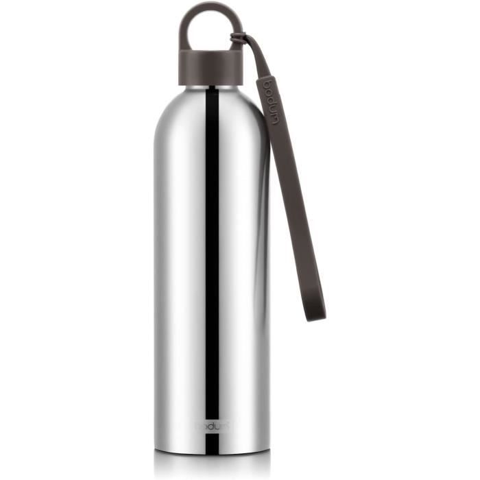Gourde Isotherme En Inox Brillant À Double Paroi,0,5 L,Dark Roast[u4428 ...