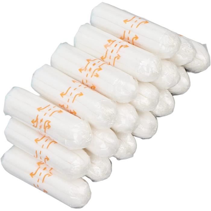 Tampons 18PCS, Tampons Super Absorbants Hygiéniques Doux Portables ...