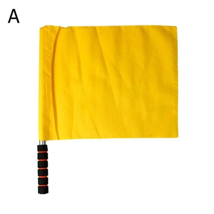 Jaune unique - 1pc Referee Flag Track Field Competition Signal Flag ...