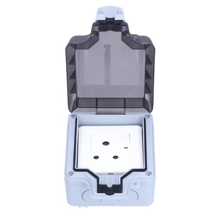 Duokon Boîtier de prise étanche Prise extérieure prise électrique prise ...