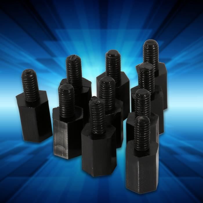 Entretoise femelle en nylon M3 Mâle Femelle Entretoises Entretoises ...