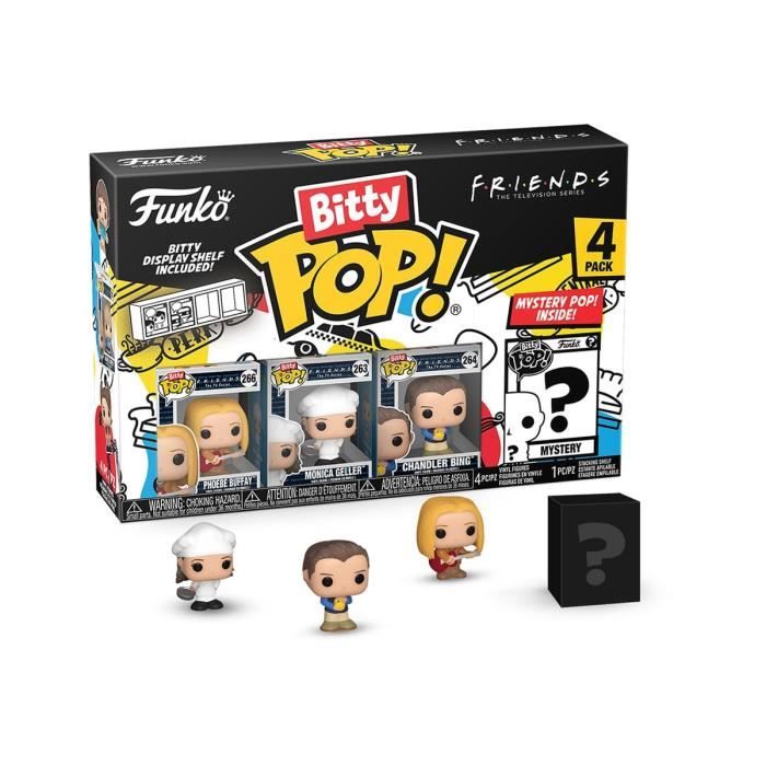 Figurines Bitty POP! Friends - FUNKO - Phoebe - Pack 4 - Jouet ...