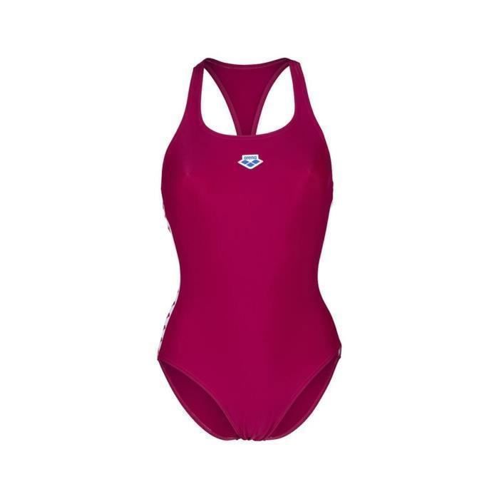 Maillot de bain 1 pièce femme Arena Icons Racer - Rouge - Adulte ...