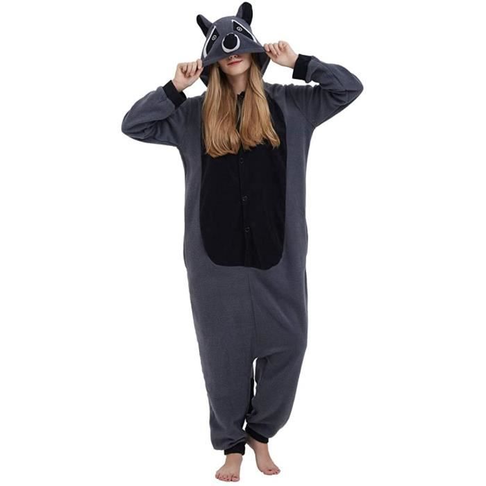 RUMOCOVO® Pyjama Adulte Animal Cosplay Costume Sleepwear Combinaison ...