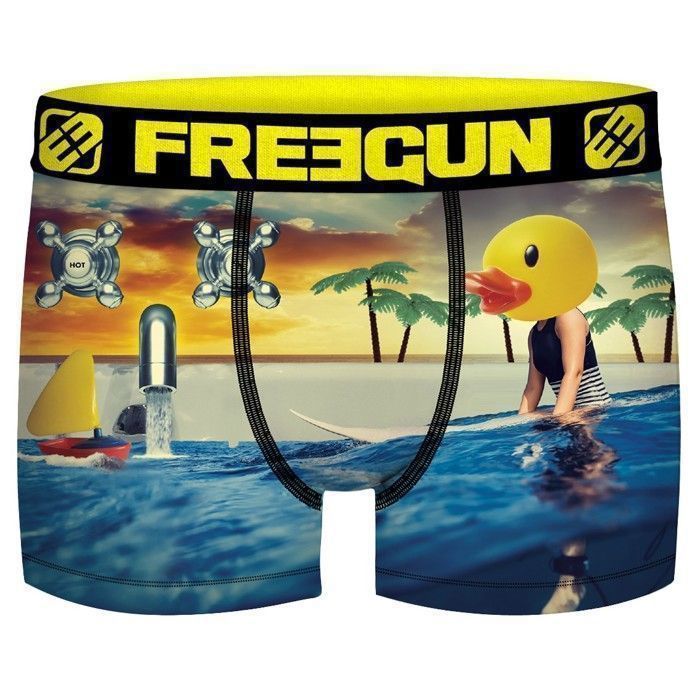 FREEGUN Boxer Homme Sans Déformation, Caleçon Homme, Doux, Durable ...