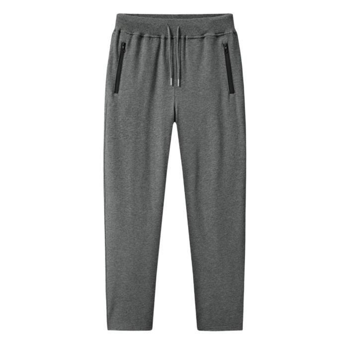 Pantalon de Jogging Homme en Coton de Relaxation - Gris - Pour Running ...