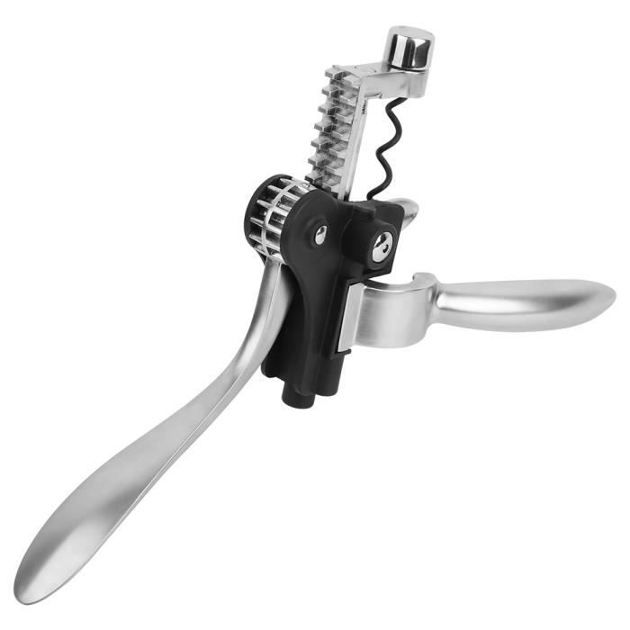 Pwshymi ouvre-vin rouge Ouvre-bouteille manuel en alliage de Zinc ...