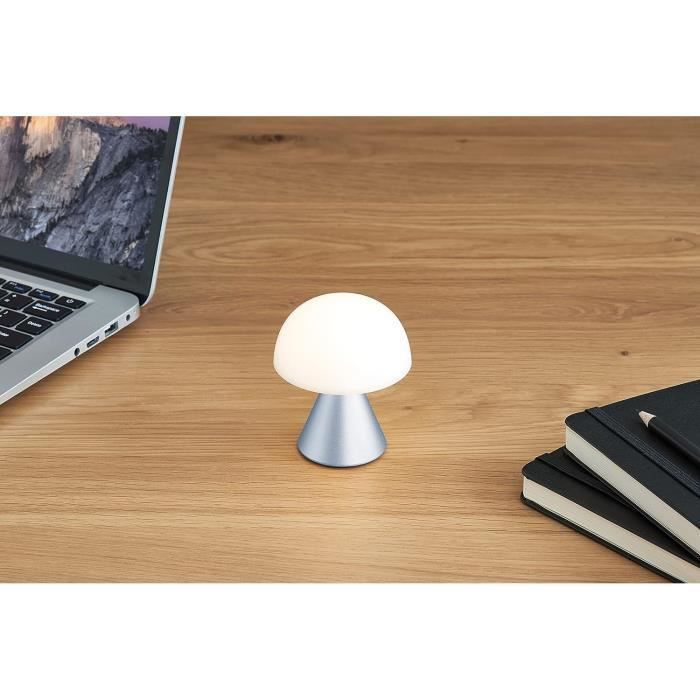 Mina Mini Lampe Champignon Sans Fil Rechargeable, Lampe Led À Poser Ou De Chevet, À Variateur D ...