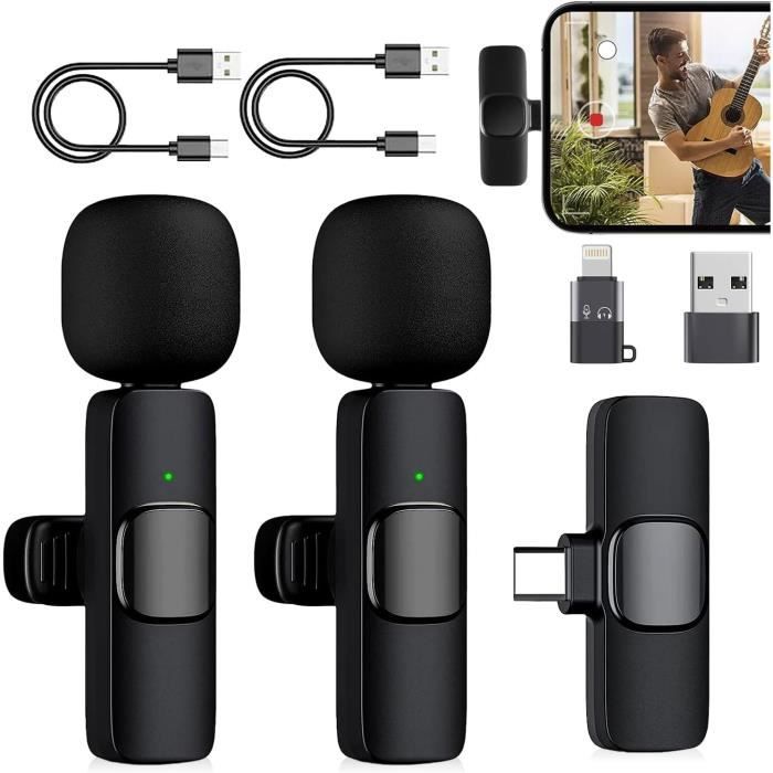 Micro Cravate,Mini Micro,Micro Sans Fil Professionnel Pour Iphone ...