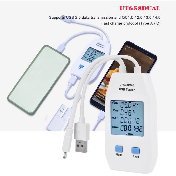 VBESTLIFE compteur de tension et de courant VBESTLIFE détecteur USB UNi ... VBESTLIFE compteur de tension et de courant VBESTLIFE détecteur USB UNi ...