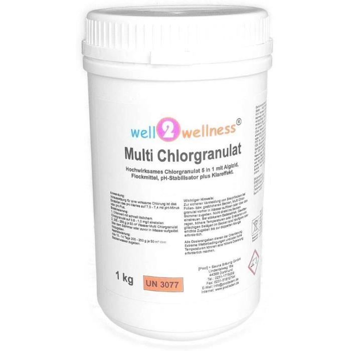 Chlore multigranulé 5 en 1 - granulé de chlore très efficace avec 5 ...