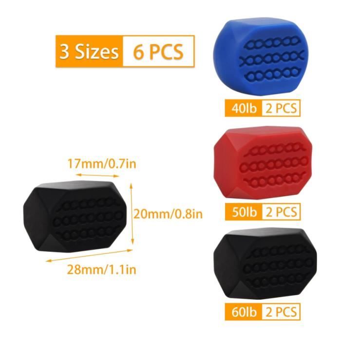 Appareil d'exercice de mâchoire - Mewing - 6 pièces - Confortable ...