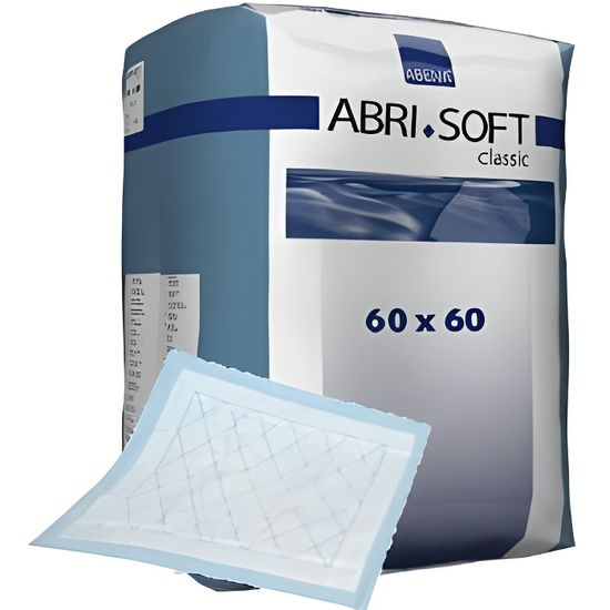 Alèse jetable - ABENA - Abri-Soft Classic - 60 x 60 cm - Urinaire - 25 unités par sachet ...