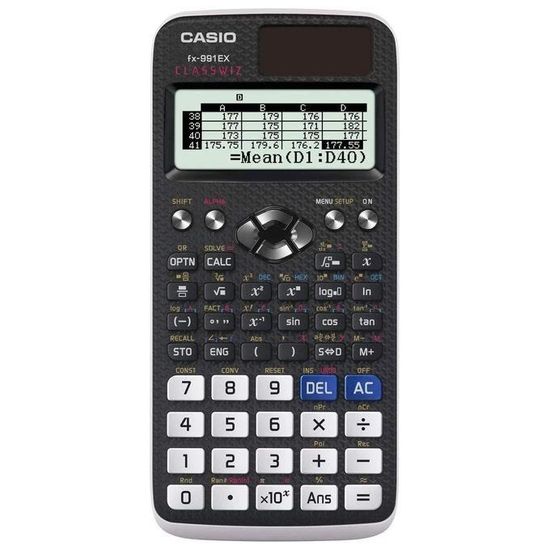 Casio fx-991ES Plus 2 Calculatrice Scientifique avec 417 Fonctions et Affichage, Naturel ...