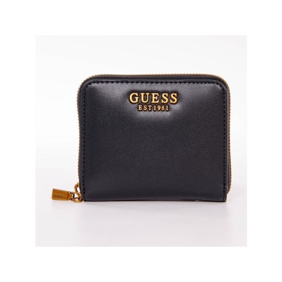 Portefeuille Guess Femme Mini laurel Noir Simili Cuir Noir - Cdiscount ...