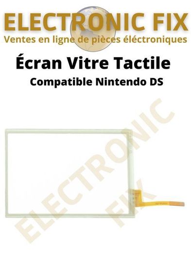 ELECTRONICFIX Verre Tactile Blanc DS Écran Numériseur FPC Prise De ...