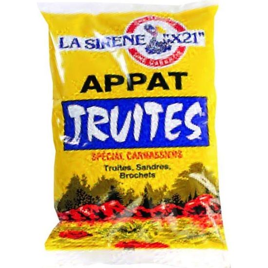 La Sirène X21 - Amorce - Granulés - Truite - 500 g - Cdiscount Sport