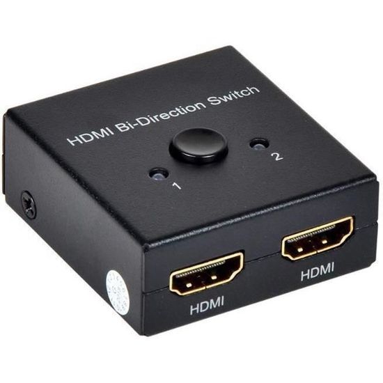 HDMI 4K SWITCHER-SPLITTER BI-DIRECTIONAL, MANUAL SELECT PUSH BUTTON TO ...