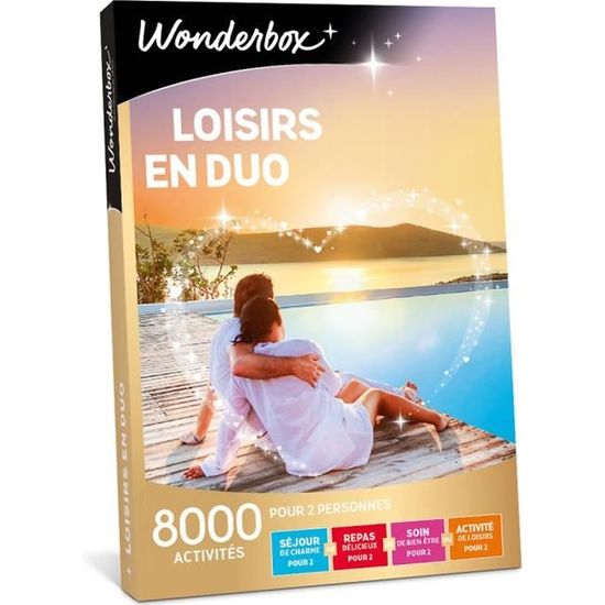 Wonderbox - Box cadeau - Loisirs en duo - 8000 activités - Cdiscount Au ...