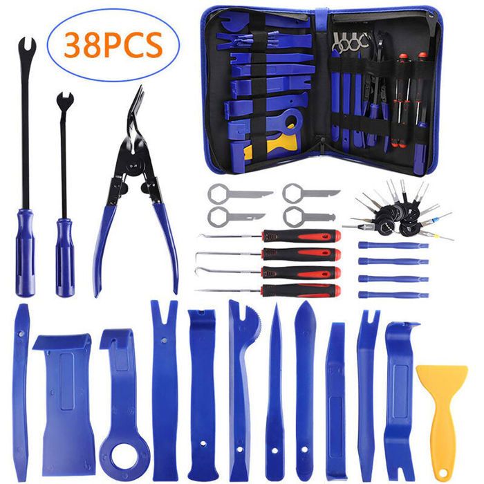 Kit d'outils de réparation d'intérieur de voiture, mécanique Portable ...
