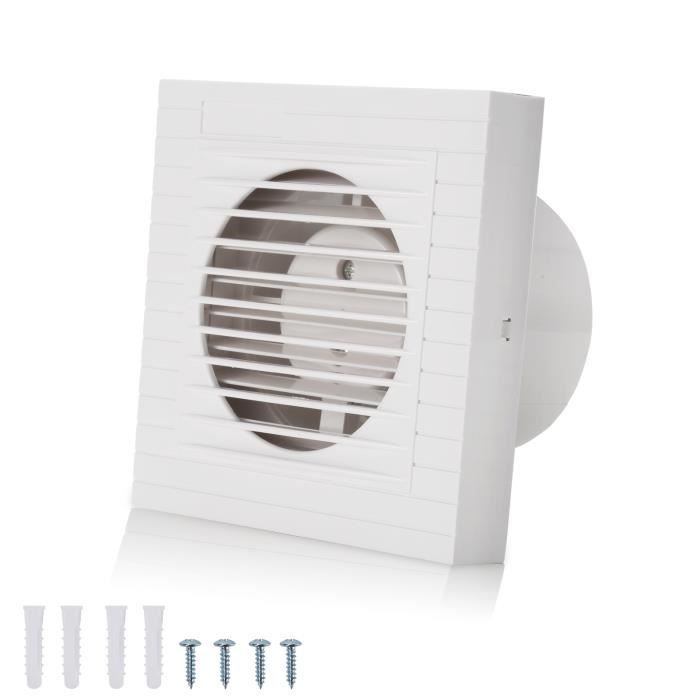 Ventilateur de salle de bain Purgeur pour radiateur -Ventilateur mural 100mm ACCESSOIRE VMC ...