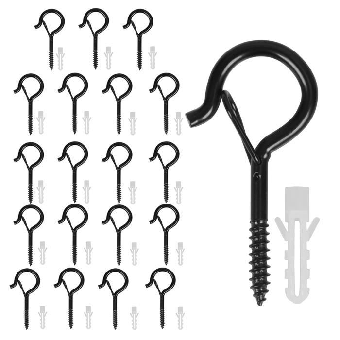 YOLOUP 20 Crochet à Oeil Visser avec Fusible, Piton à Visser M4 en ...