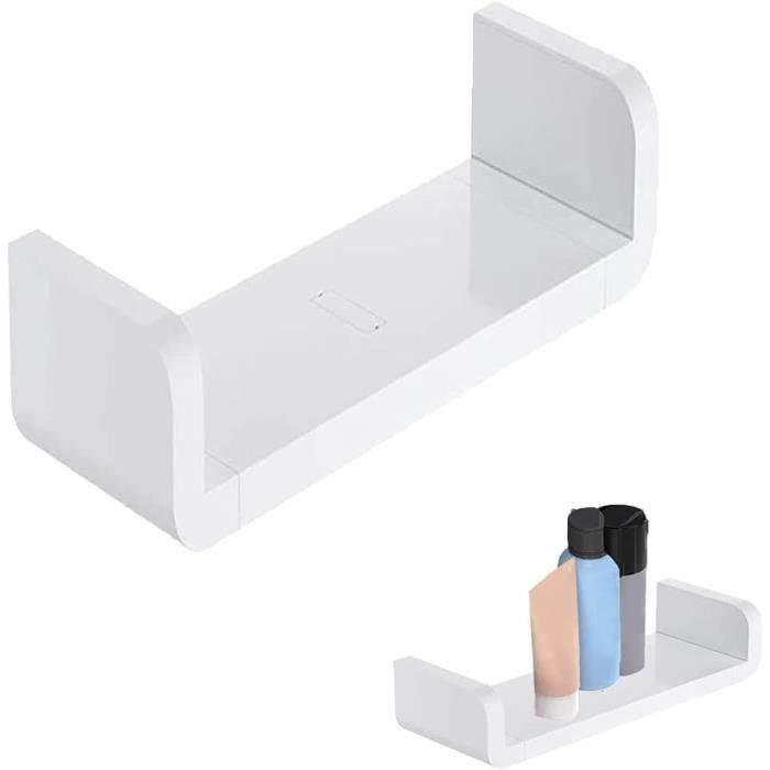 Étagère De Douche Sans Perçage, Étagères De Salle De Bain En Plastique ...