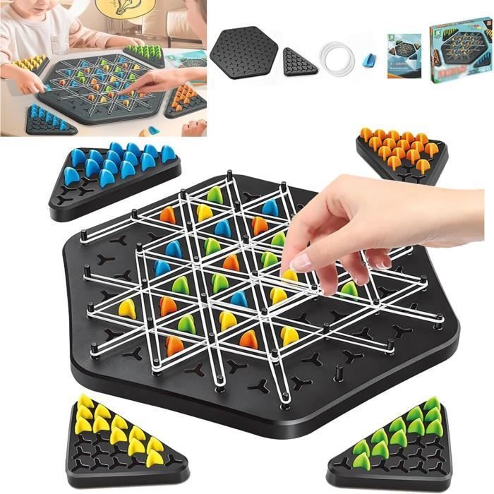 Triggle Jeu, Jeu D'élastique Triggle,Jeu De Société De Stratégie ...