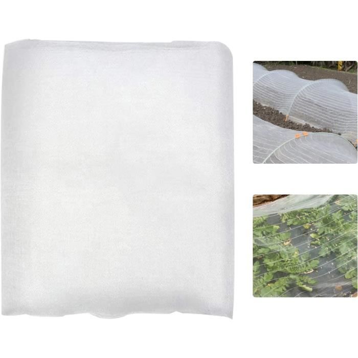 3x2,5M Filet Anti Insecte Blanc Filet pour Protéger Arbre Fruitier ...