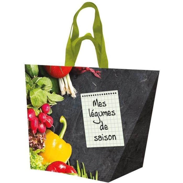 Sac cabas polypro tissé fruit et légume de saison - Cdiscount Beaux ...