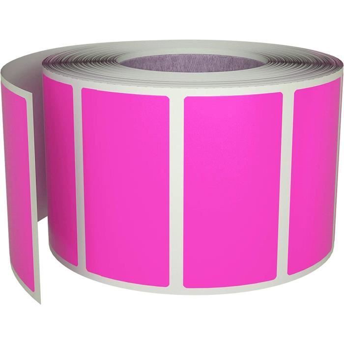 AJW-Gommettes Étiquettes Autocollantes Rectangulaires 1 Rouleau \u2013 ...